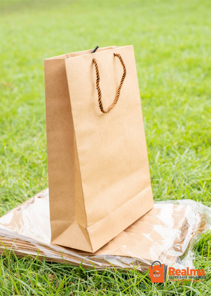 A4 Brown Long Paper Bag – Realma